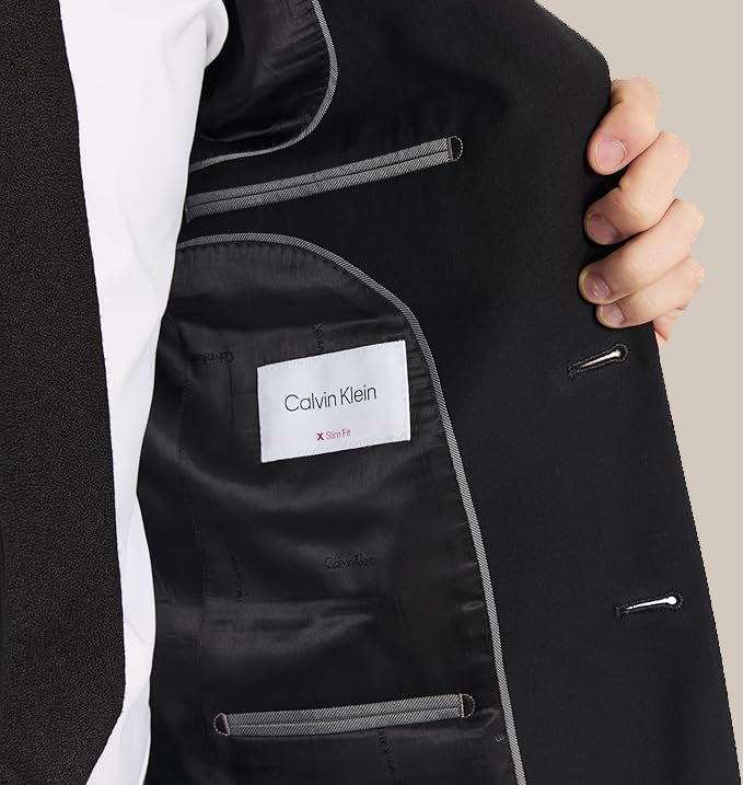 Calvin Klein Maxwell Slim Fit Suit Jacket Black | ESCO Clothiers – ESCO ...