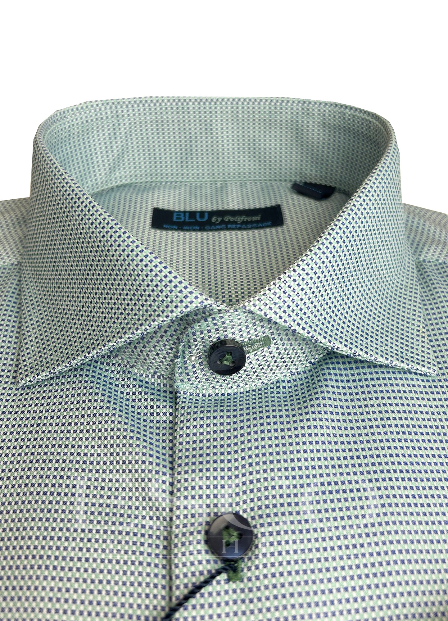 BLU DRESS SHIRT- Green – ESCO CLOTHIERS