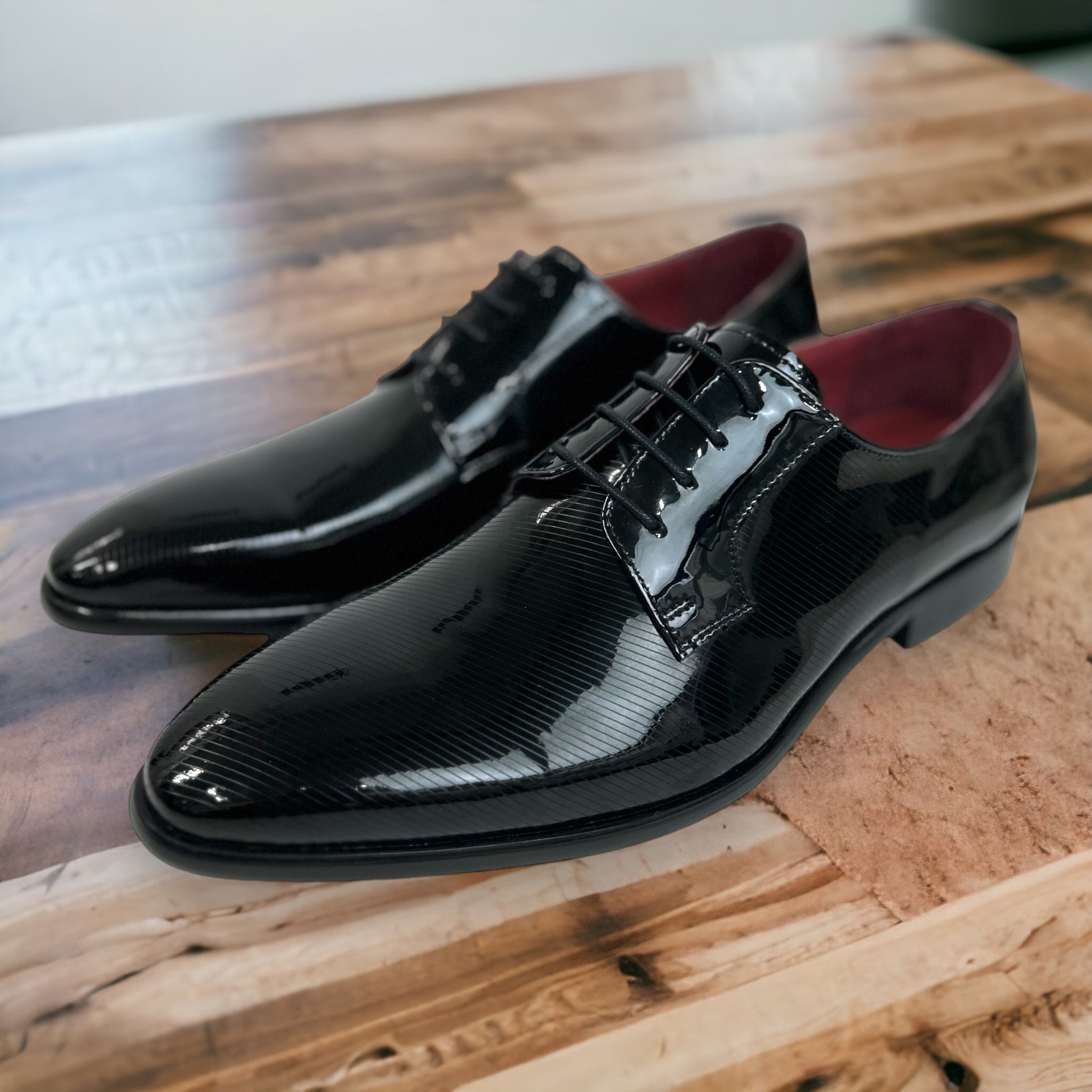 LIAM DANIEL DRESS SHOES- TREVOR BLACK – ESCO CLOTHIERS