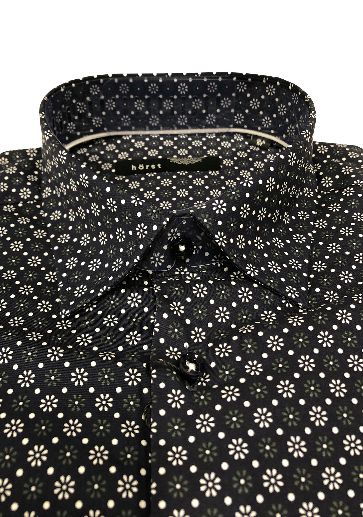 HORST LONG SLEEVE SHIRT- BLACK – ESCO CLOTHIERS