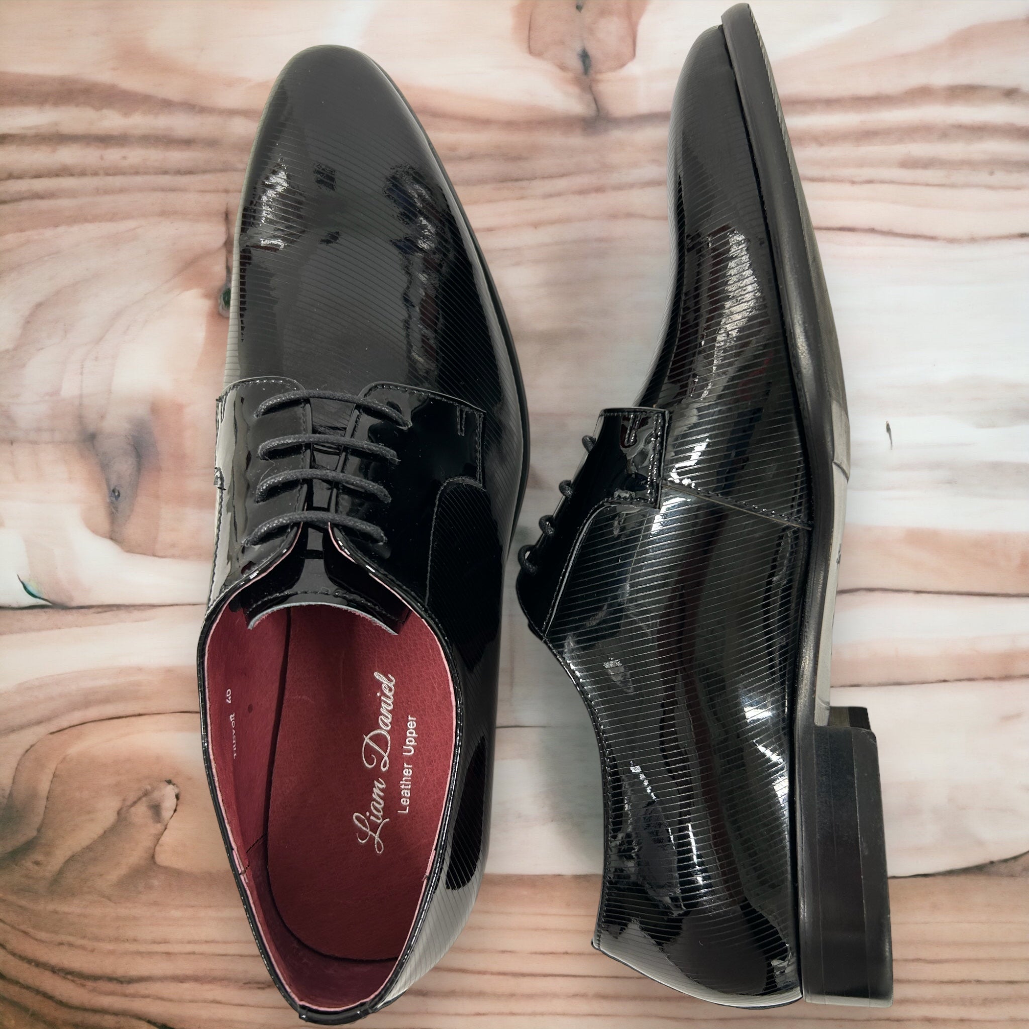 LIAM DANIEL DRESS SHOES- TREVOR BLACK – ESCO CLOTHIERS