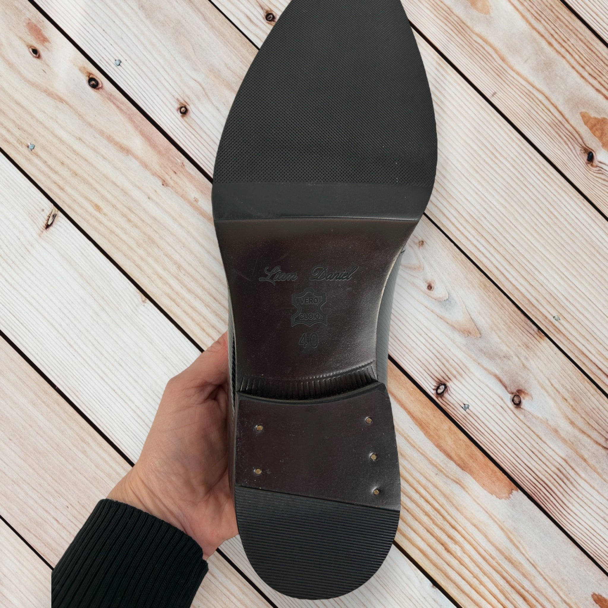 LIAM DANIEL DRESS SHOES- TREVOR BLACK – ESCO CLOTHIERS